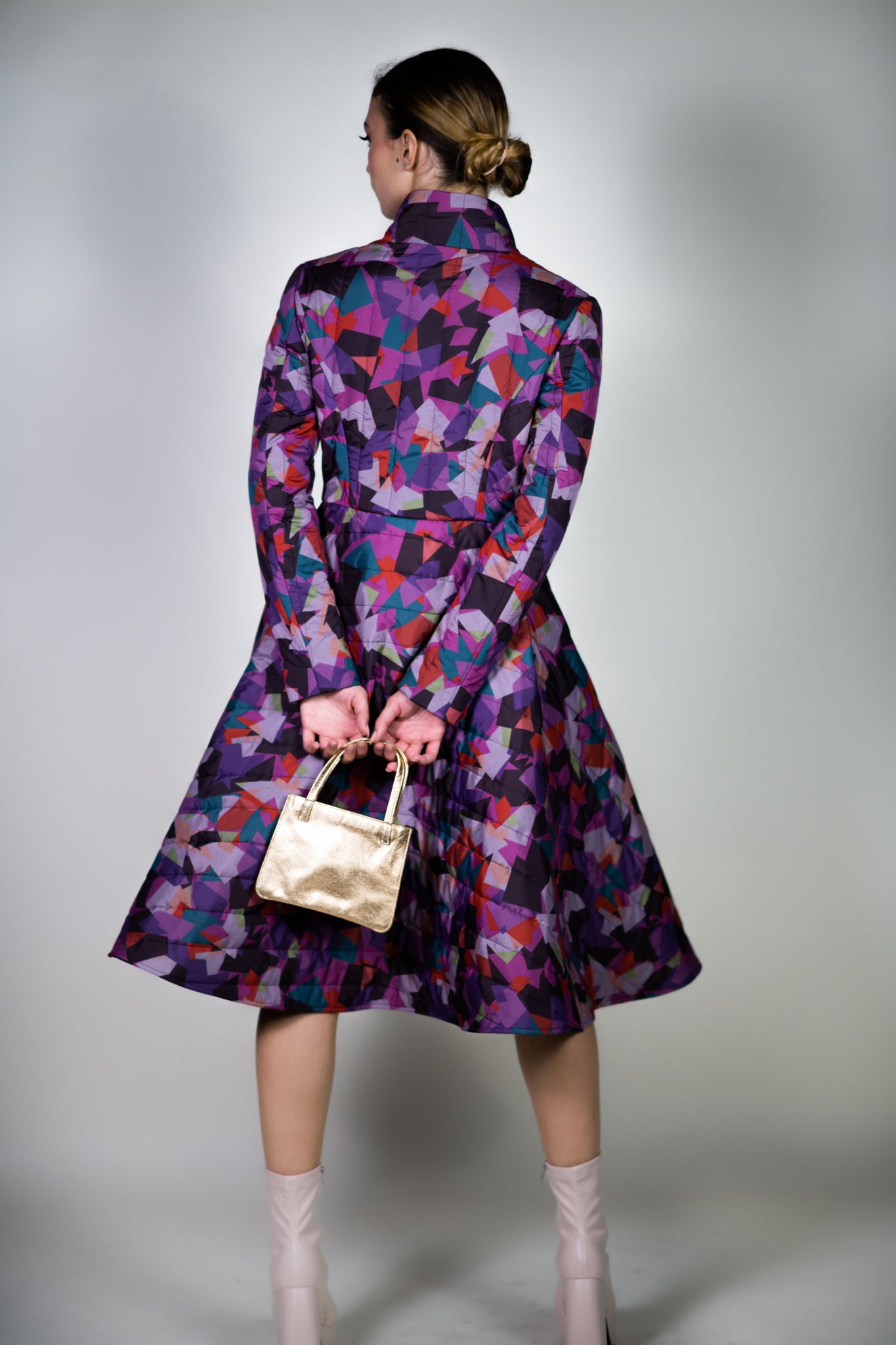Romantic Cubist Dress - Happy Friday